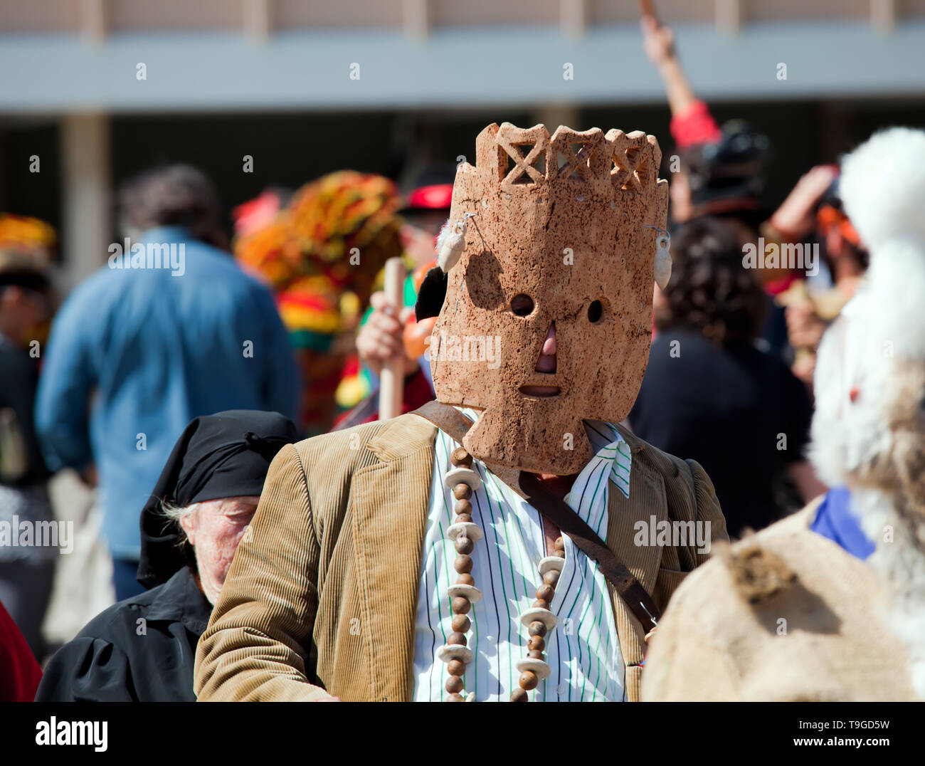 Iberian Mask International Festival (FIMI) . Parade of costumes and ...