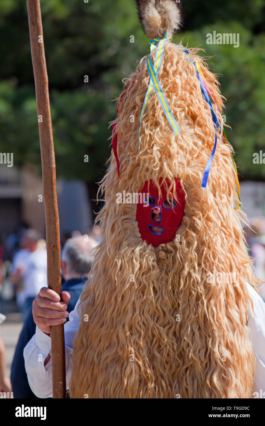 Iberian Mask International Festival (FIMI) . Parade of costumes and ...