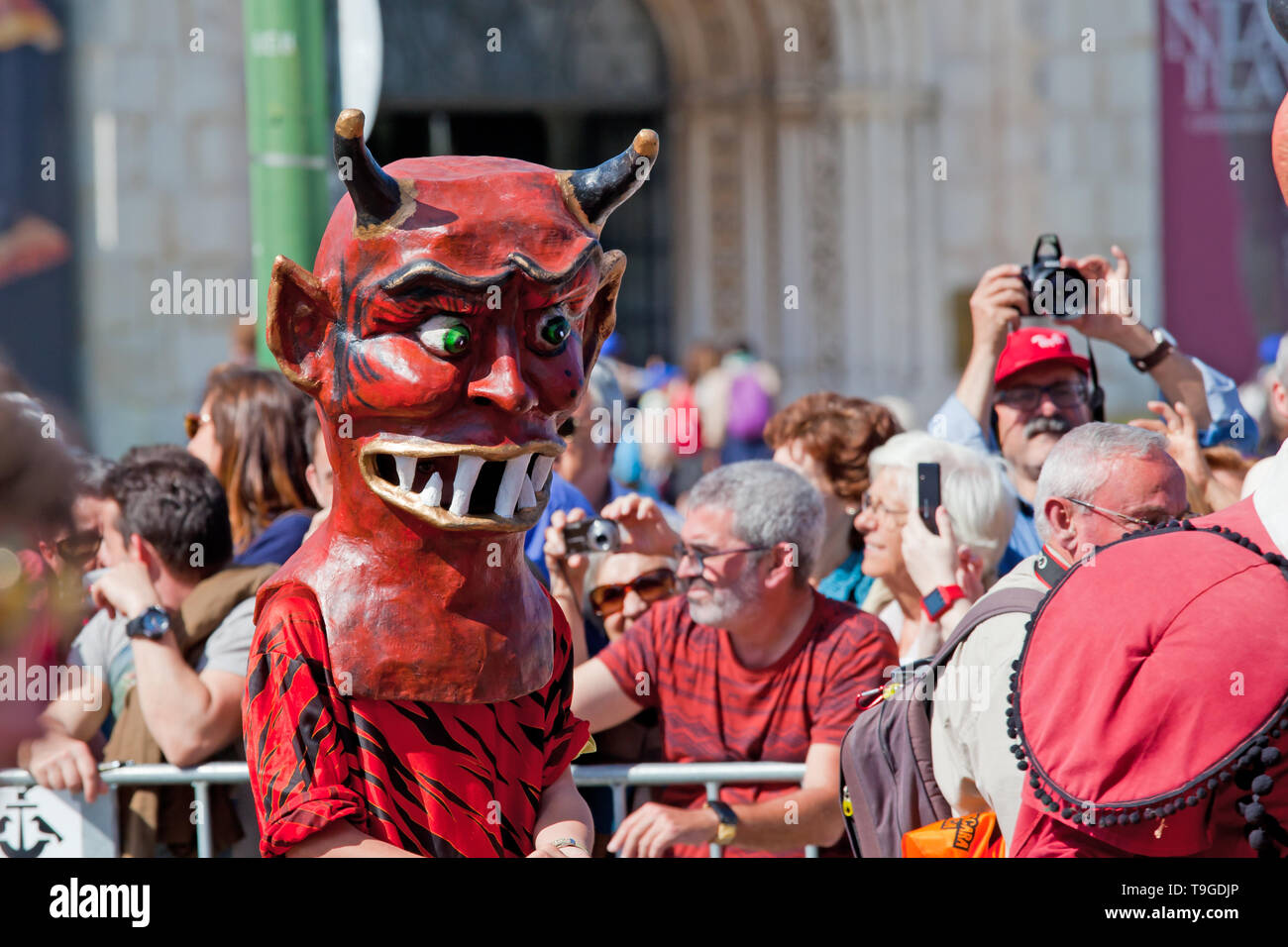 Iberian Mask International Festival (FIMI) . Parade of costumes and ...