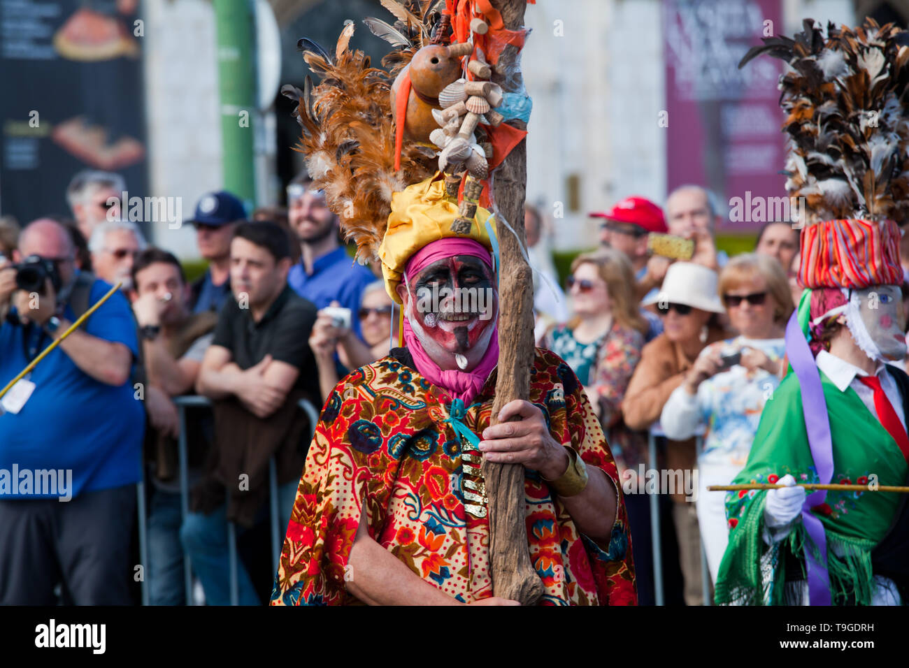 Iberian Mask International Festival (FIMI) . Parade of costumes and ...