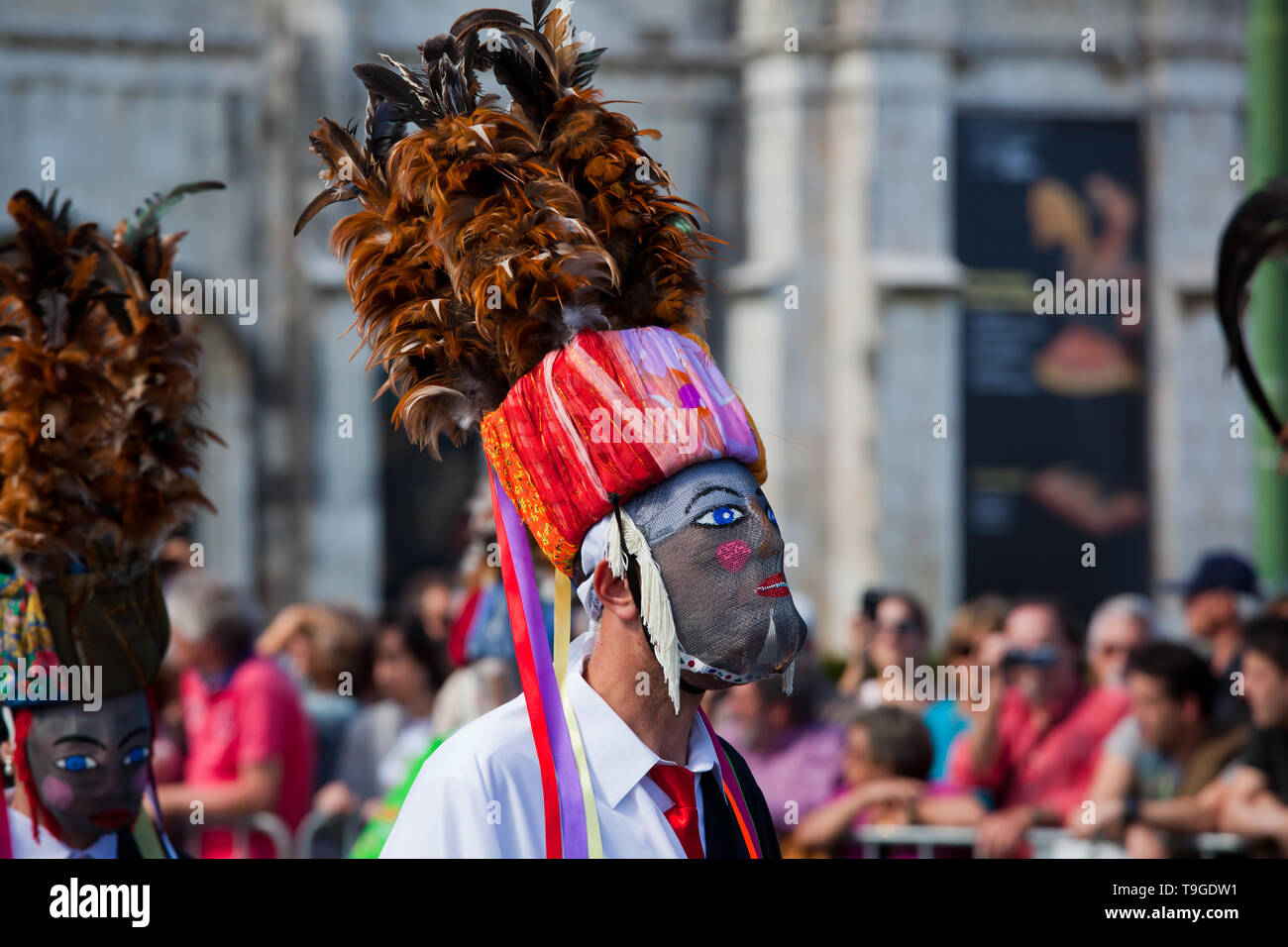Iberian Mask International Festival (FIMI) . Parade of costumes and ...