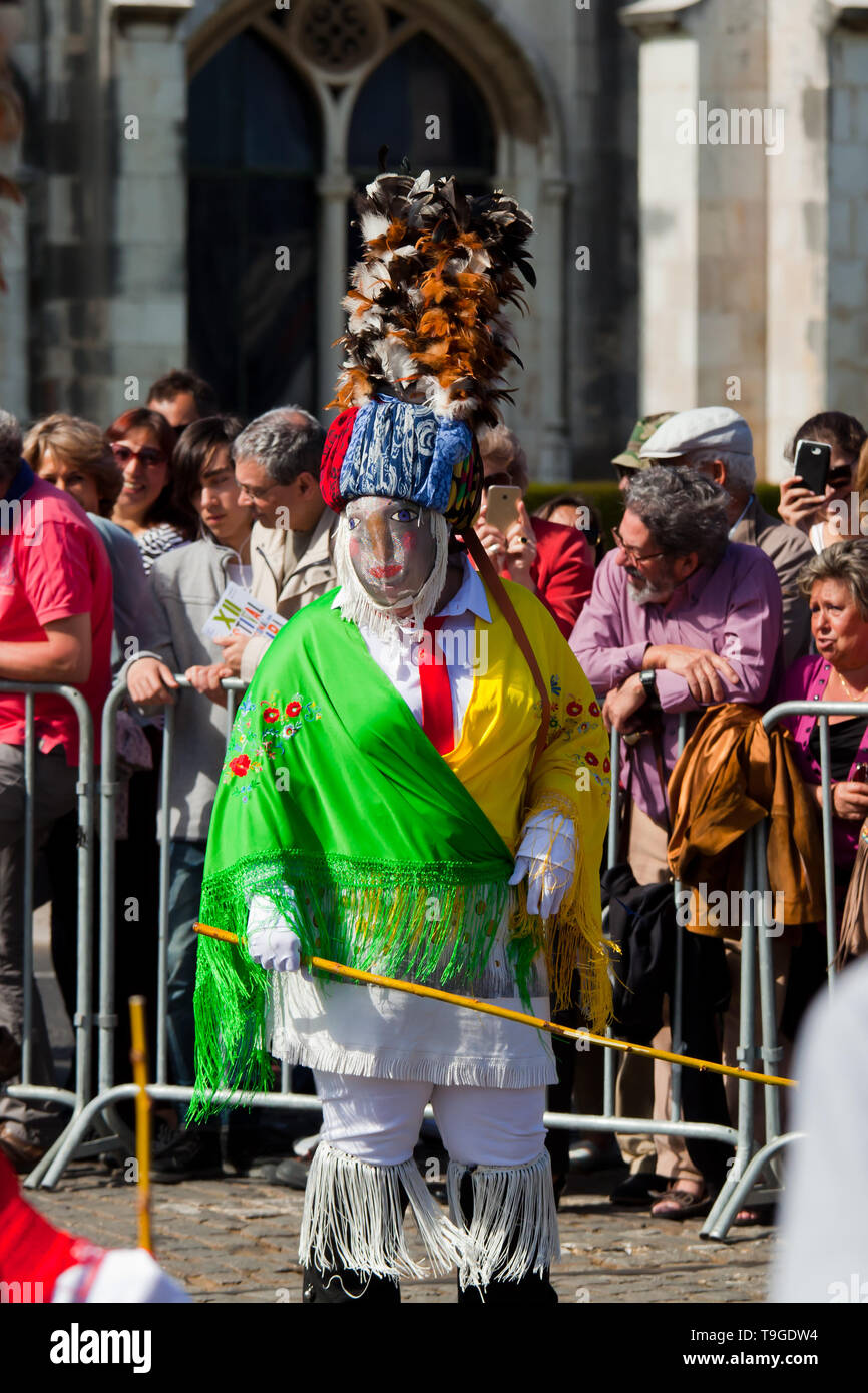 Iberian Mask International Festival (FIMI) . Parade of costumes and ...