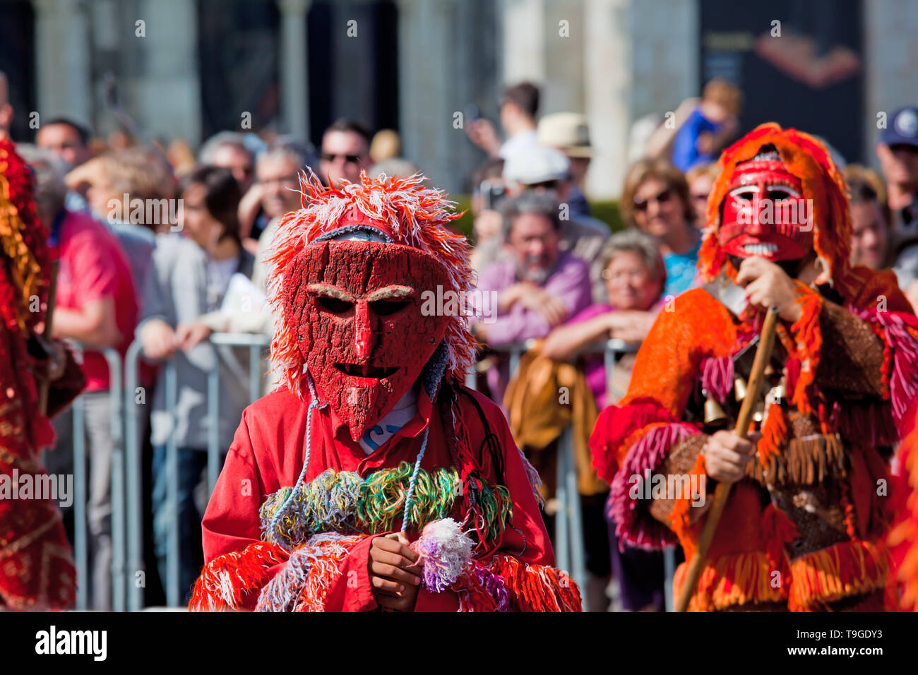 Iberian Mask International Festival (FIMI) . Parade of costumes and ...
