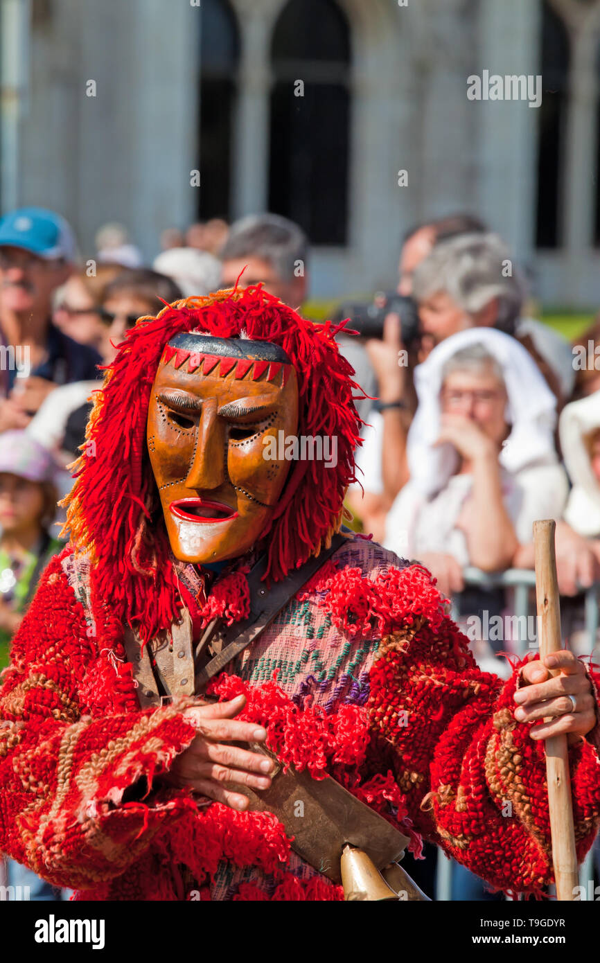 Iberian Mask International Festival (FIMI) . Parade of costumes and ...