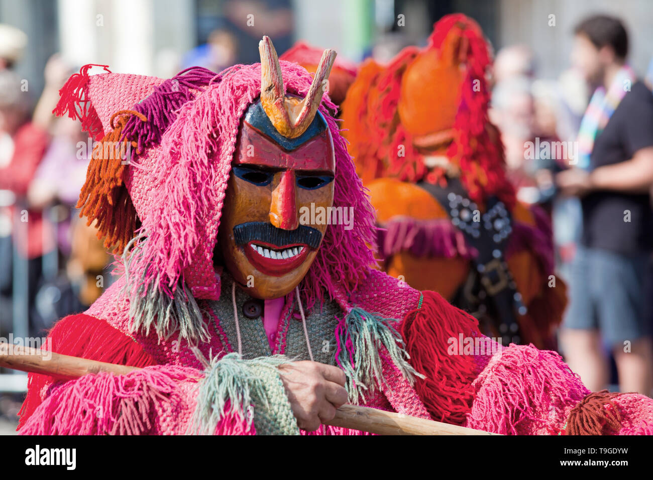 Iberian Mask International Festival (FIMI) . Parade of costumes and ...