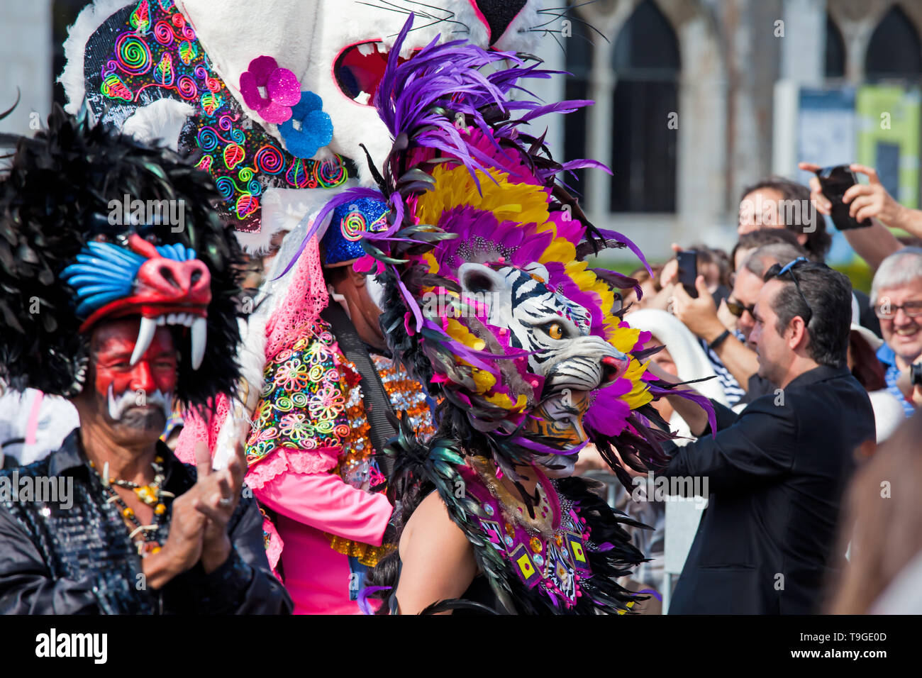Iberian Mask International Festival (FIMI) . Parade of costumes and ...