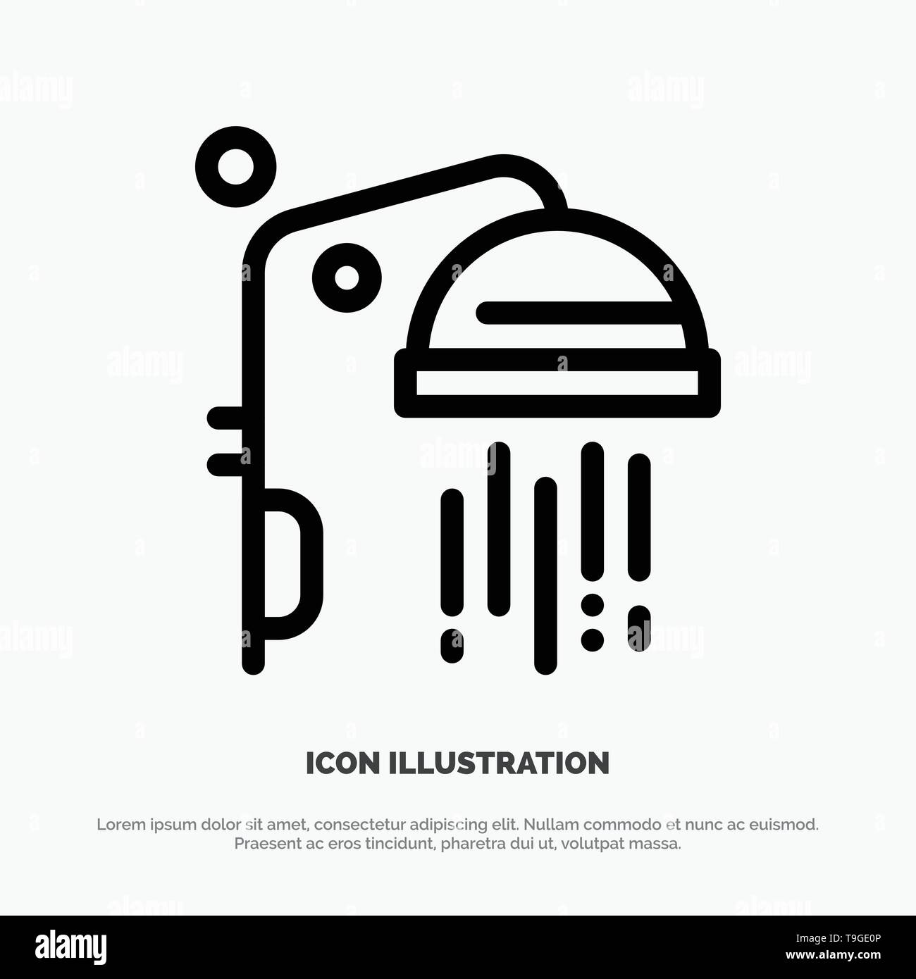 Beauty bathroom vector vectors Cut Out Stock Images & Pictures - Alamy