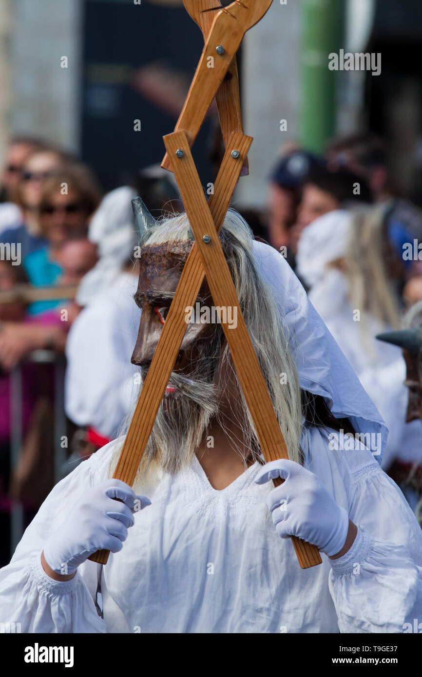 Iberian Mask International Festival (FIMI) . Parade of costumes and ...