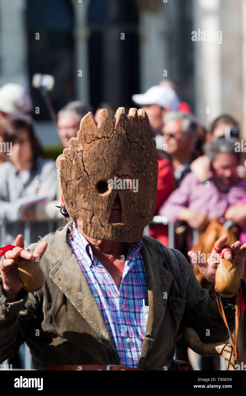 Iberian Mask International Festival (FIMI) . Parade of costumes and ...