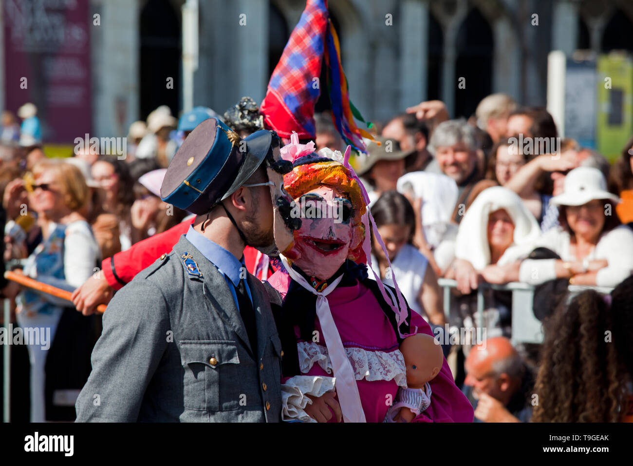 Iberian Mask International Festival (FIMI) . Parade of costumes and ...