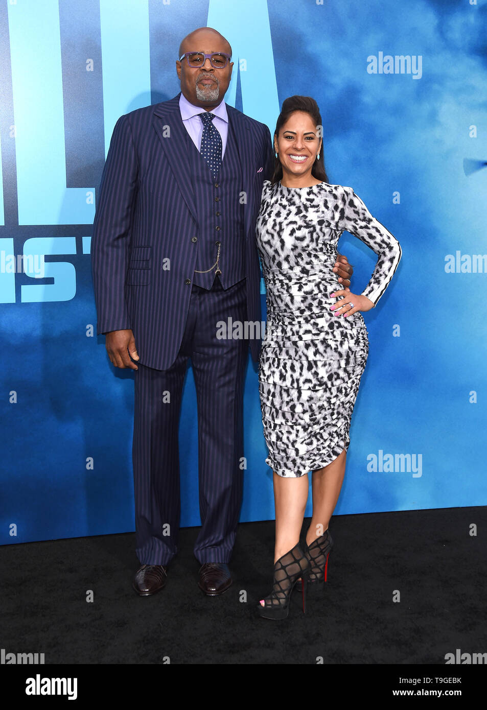 May 18, 2019 - Hollywood, California, U.S. - Chi McBride and Julissa ...