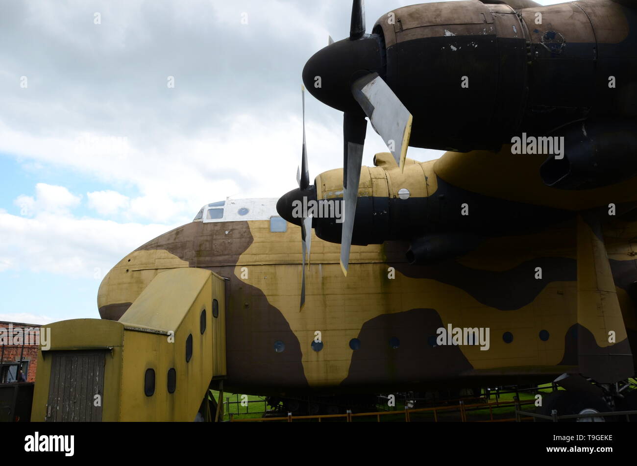 Blackburn Beverley, Fort Paull museum Stock Photo - Alamy