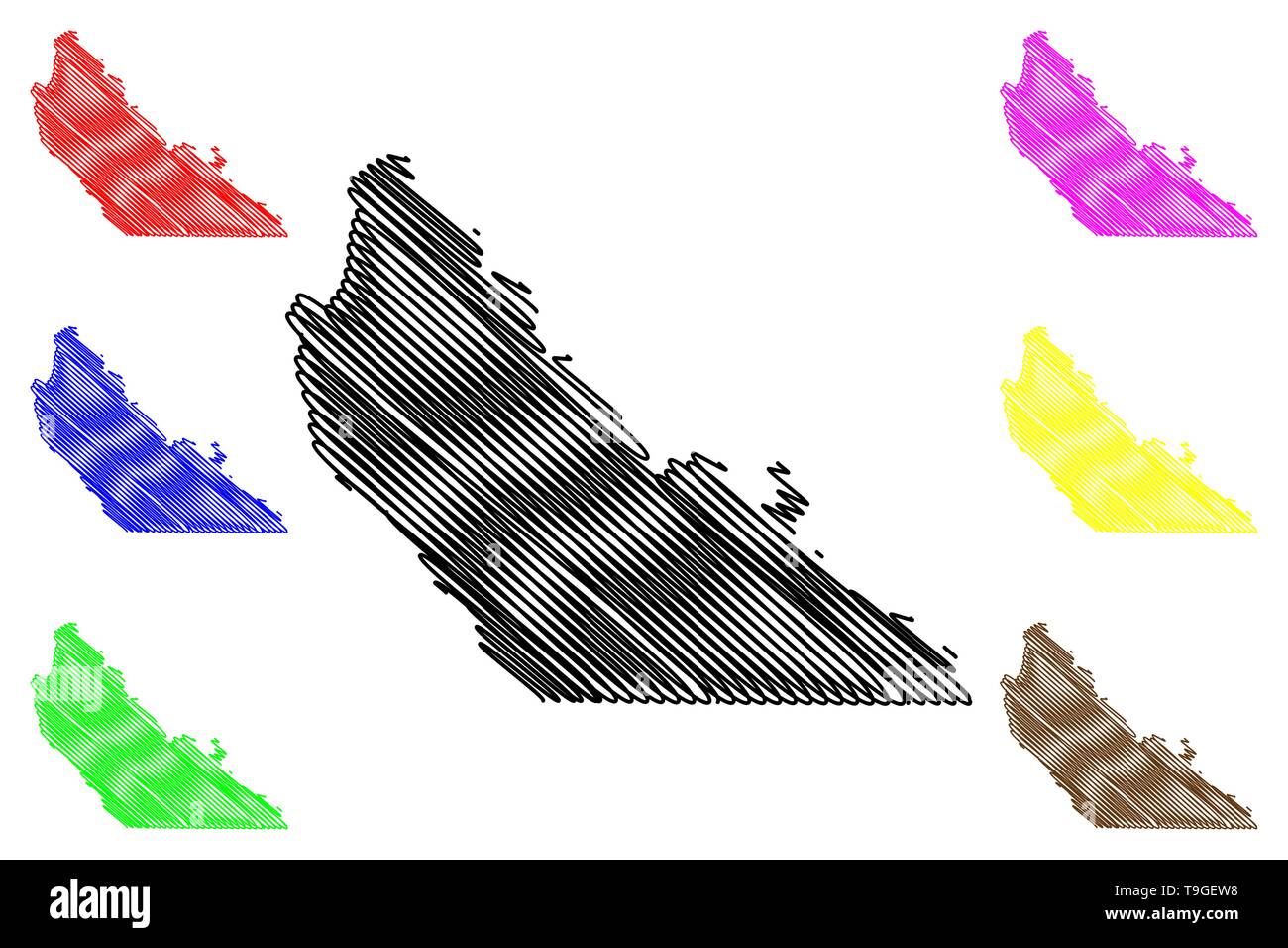 Monterey county line sign Stock Vector Images - Alamy