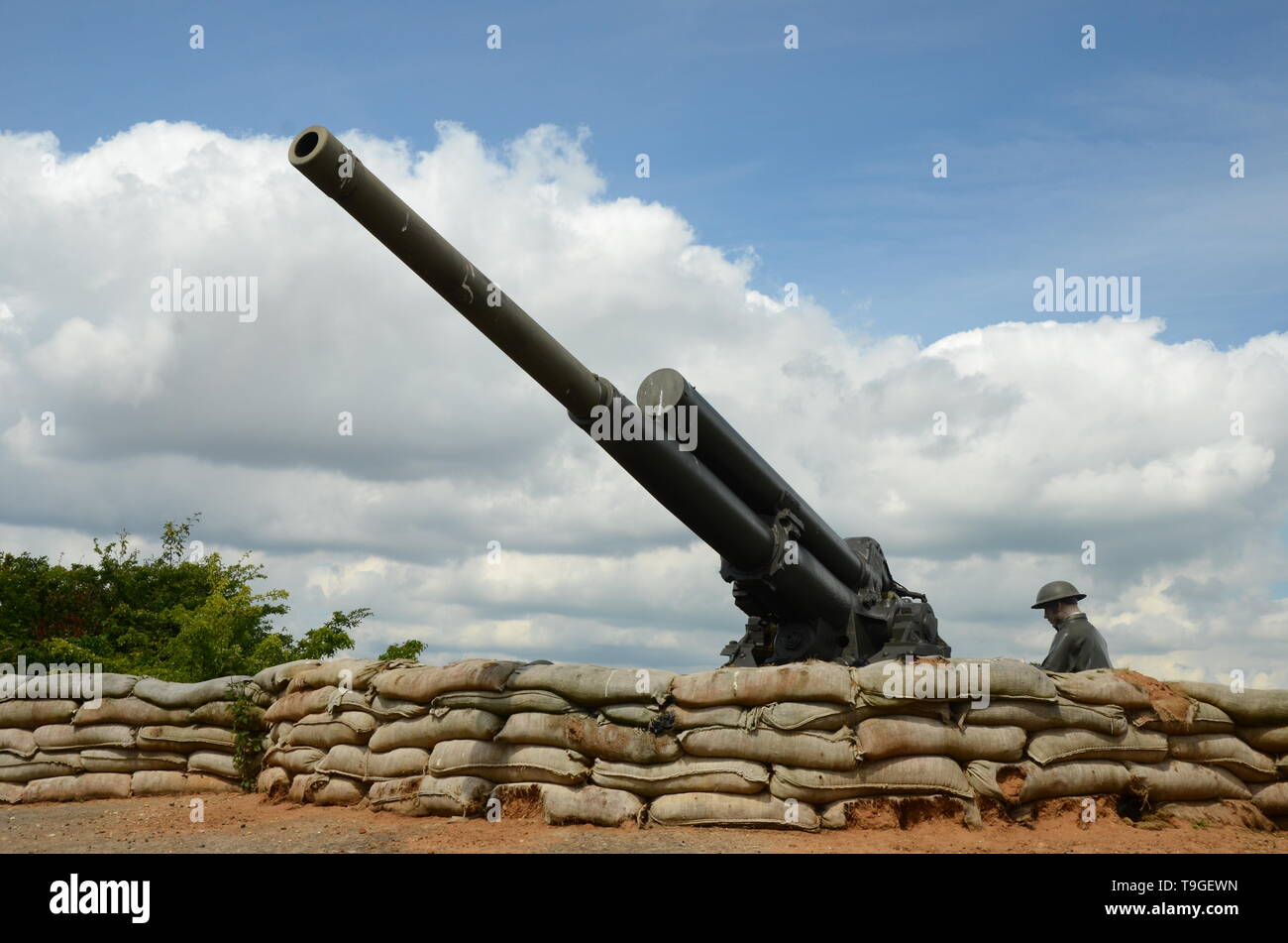 Fort Paull Museum, gun battery, artillery, coastal fortifications Stock ...