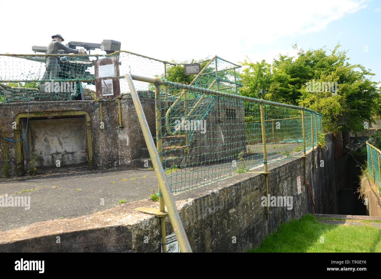Ww1 and ww2 gun battery hi-res stock photography and images - Alamy