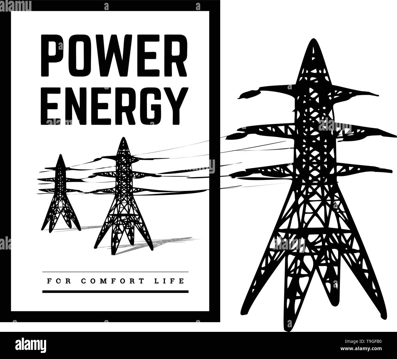 High power station power grid line transmission transmission ...