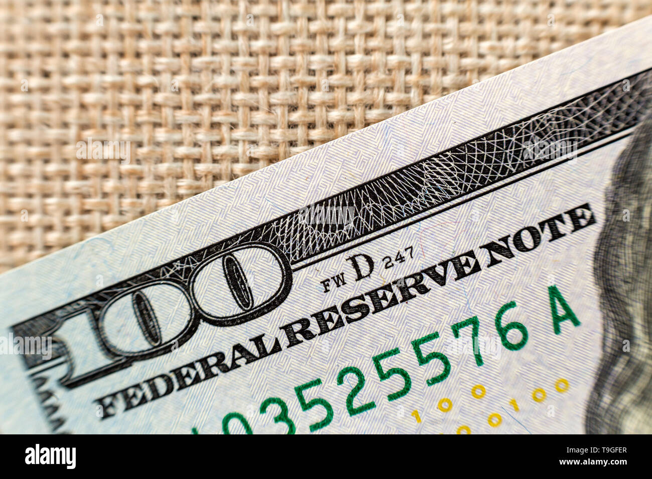 Money colorful background close-up. Details of American national ...