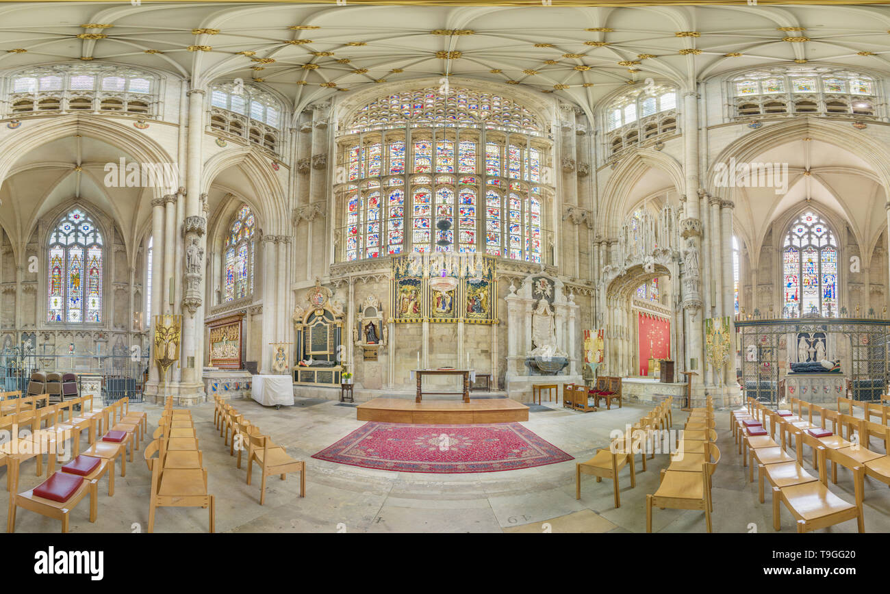England lady chapel window hi-res stock photography and images - Alamy