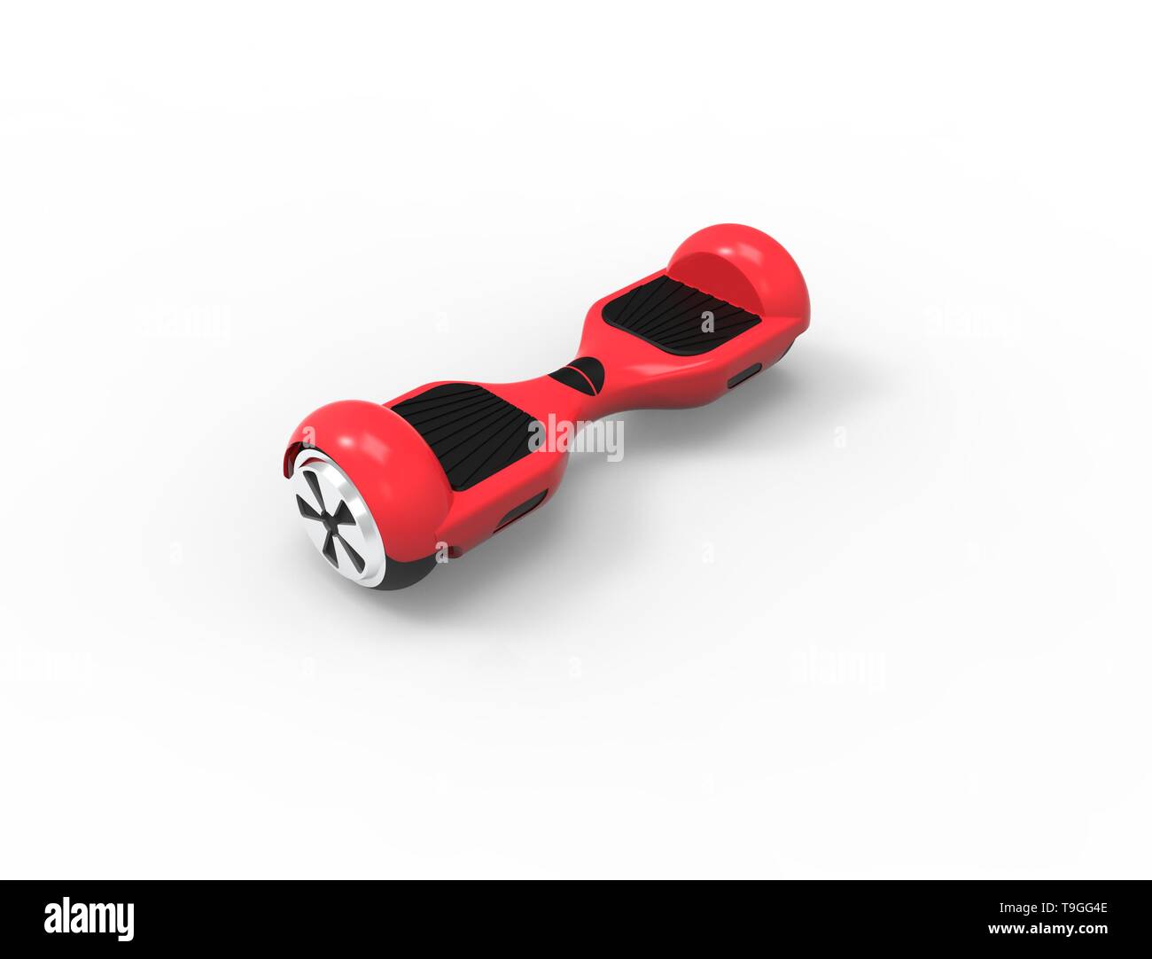 3D rendering 3D illustration of a red hoverboard isolated Stock Photo ...