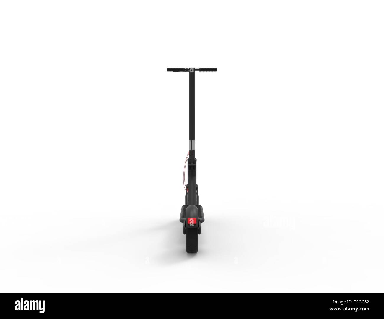 3D rendering of a electric mobility scooter isolated in white ...
