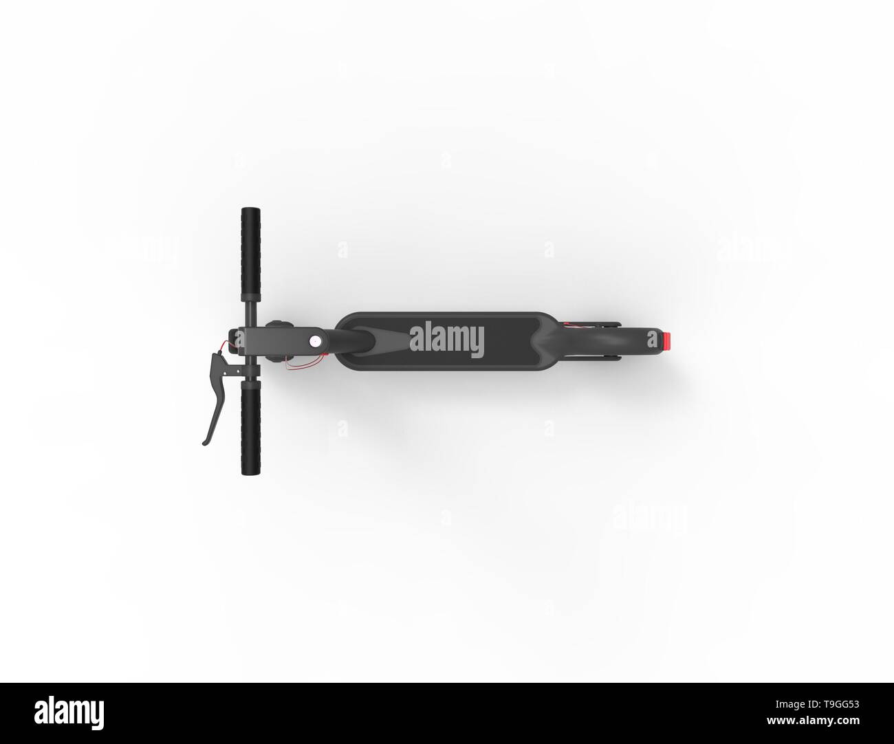 3D rendering of a electric mobility scooter isolated in white ...