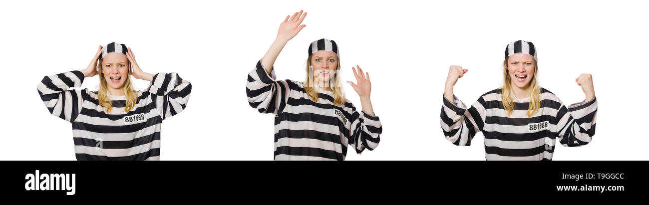 Funny prison inmate in concept Stock Photo - Alamy