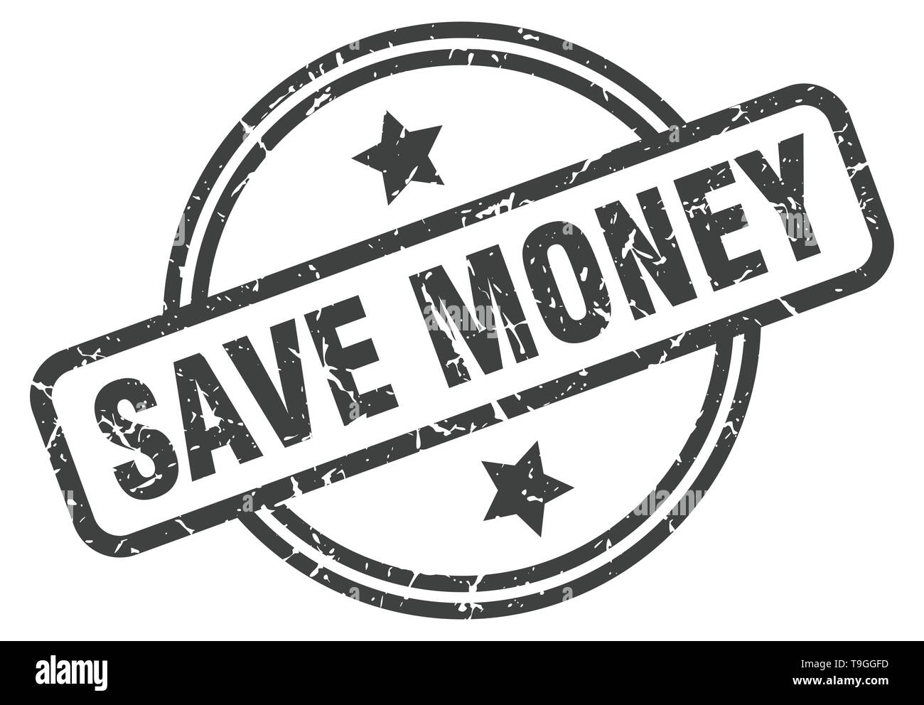 save money stamp isolated on white Stock Vector Image & Art - Alamy