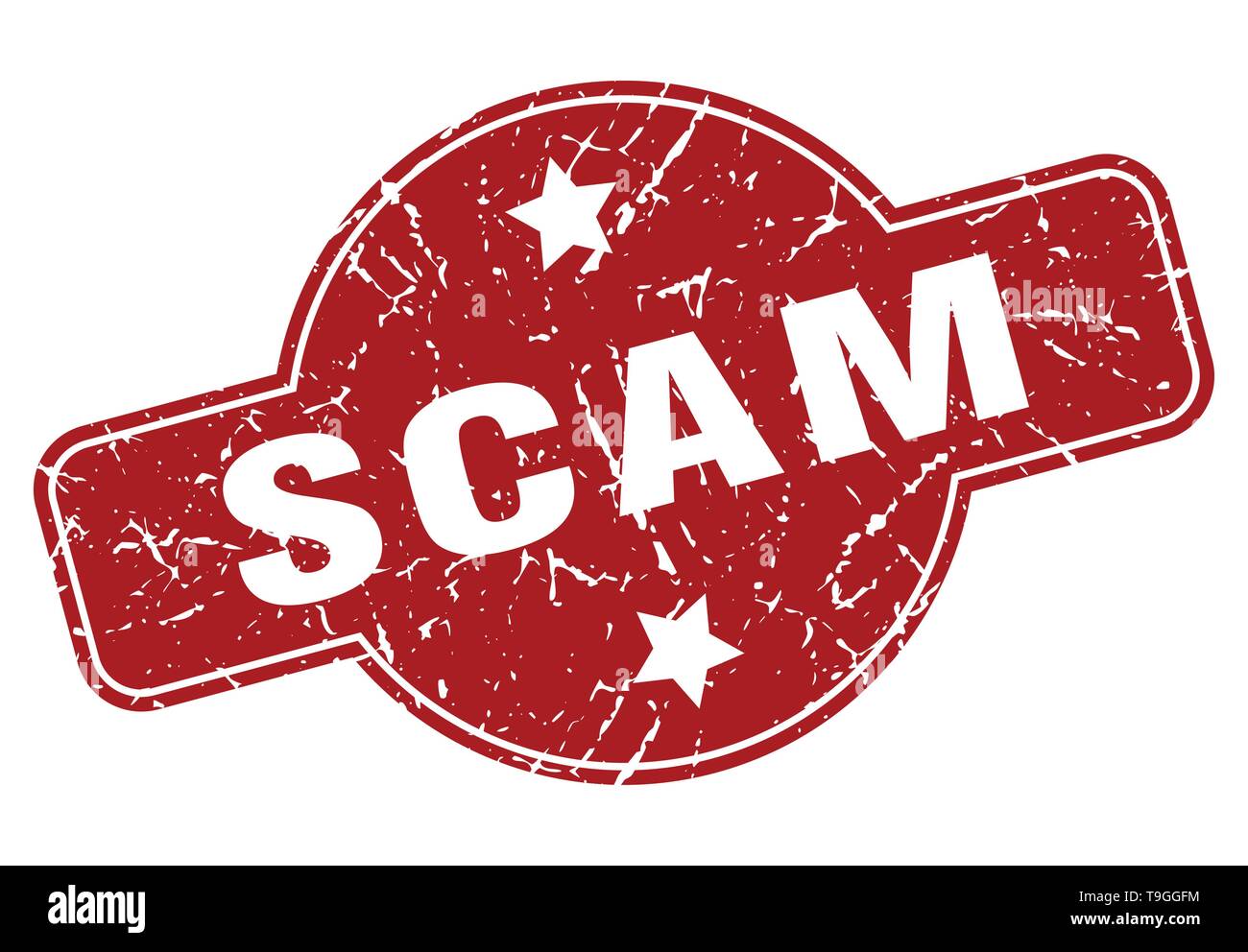 scam vintage stamp. scam sign Stock Vector Image & Art - Alamy