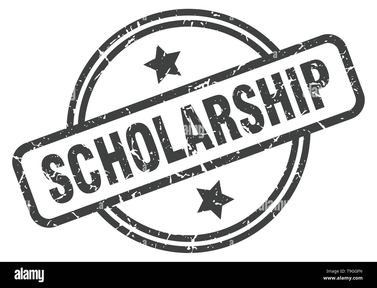 scholarship stamp isolated on white Stock Vector Image & Art - Alamy