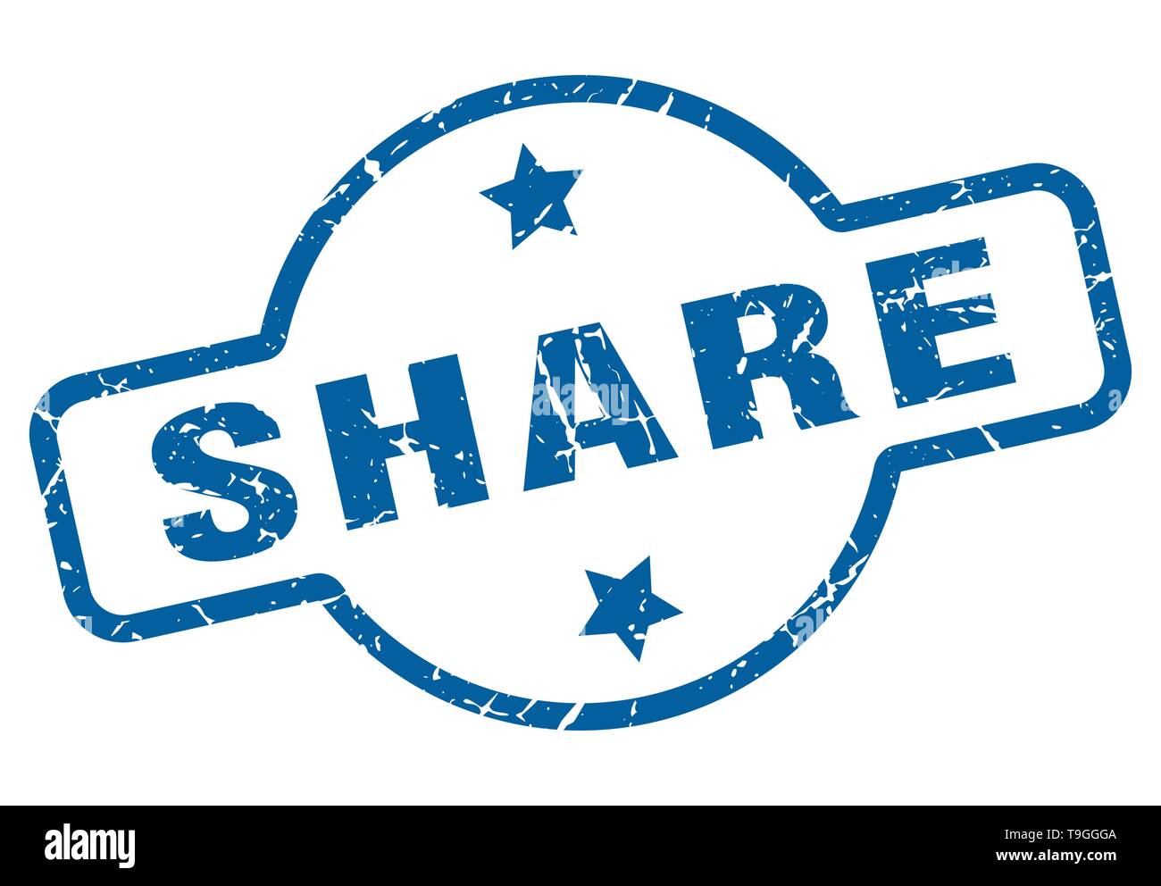 share vintage stamp. share sign Stock Vector Image & Art - Alamy