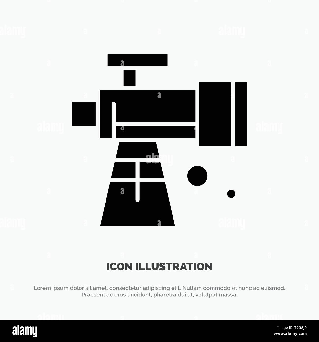 Viewing telescope Stock Vector Images - Alamy