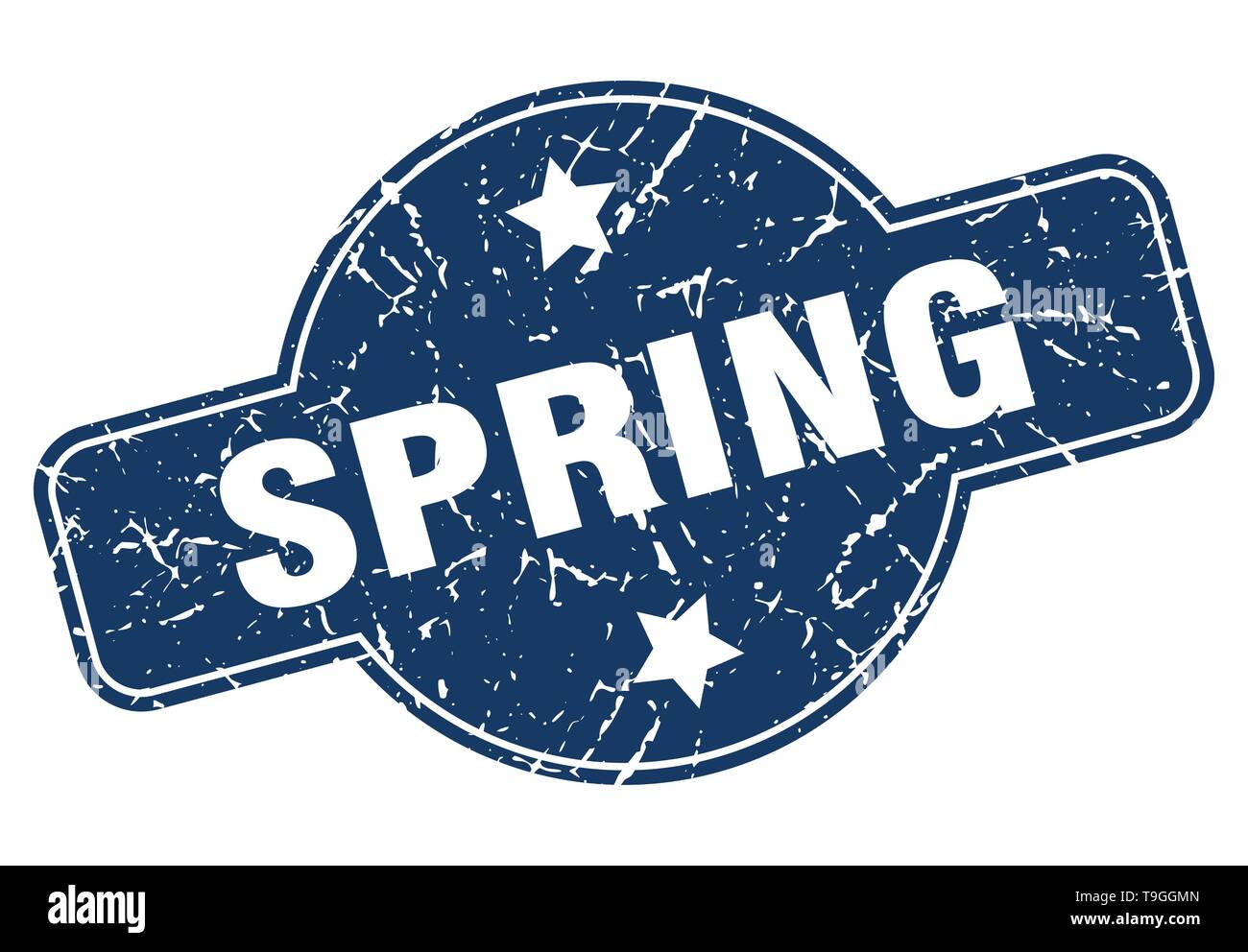 spring vintage round isolated stamp Stock Vector Image & Art - Alamy