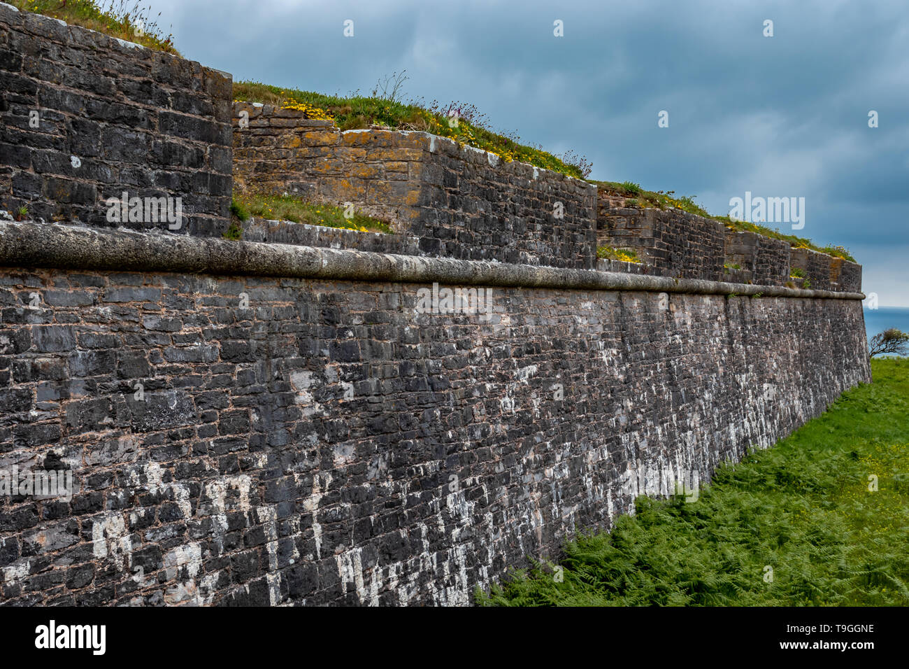 Berry Head Napoleonic Fort Buildings and Wall ,Brixham,Torbay,Devon ...
