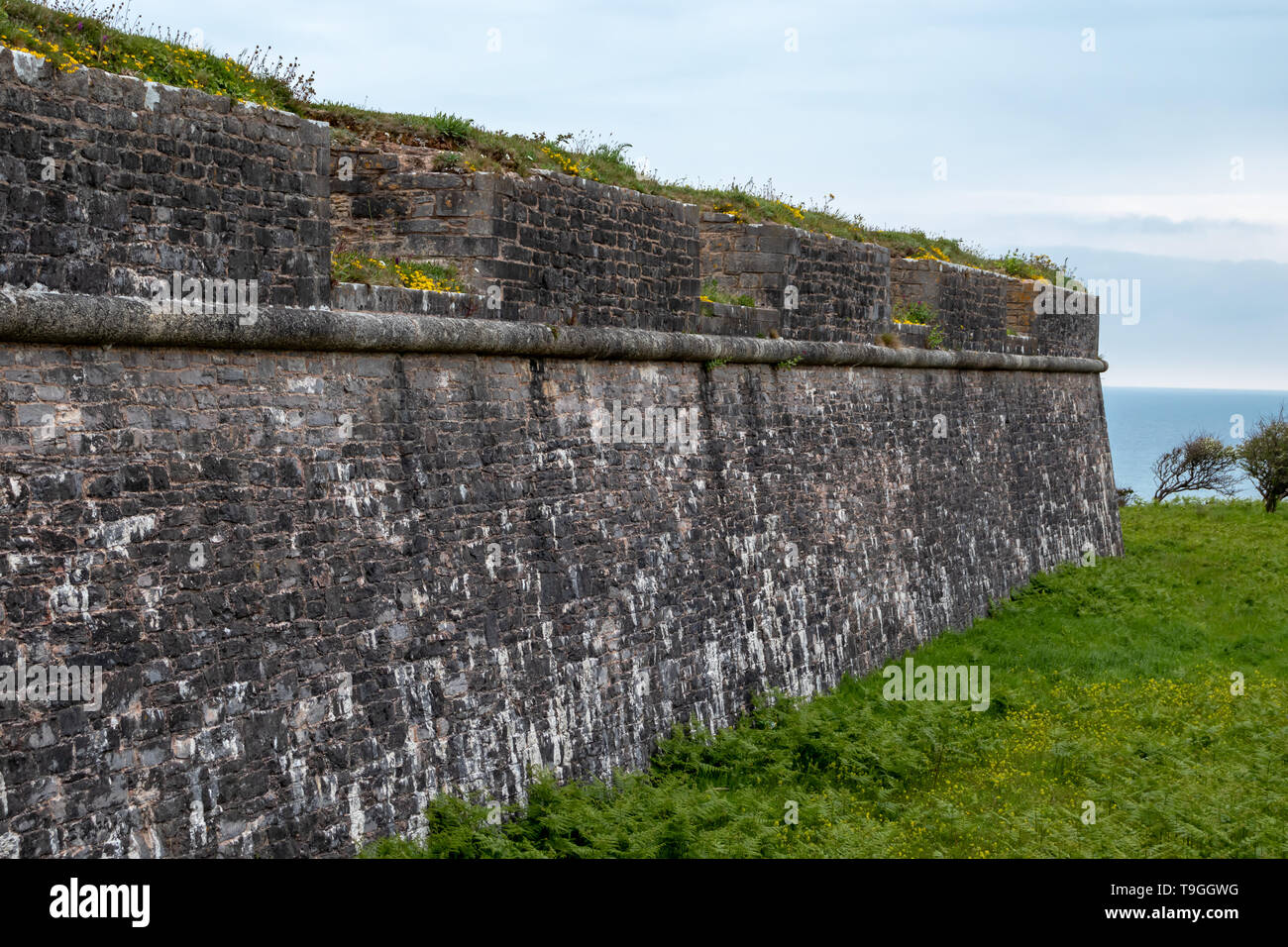 Berry Head Napoleonic Fort Buildings and Wall ,Brixham,Torbay,Devon ...