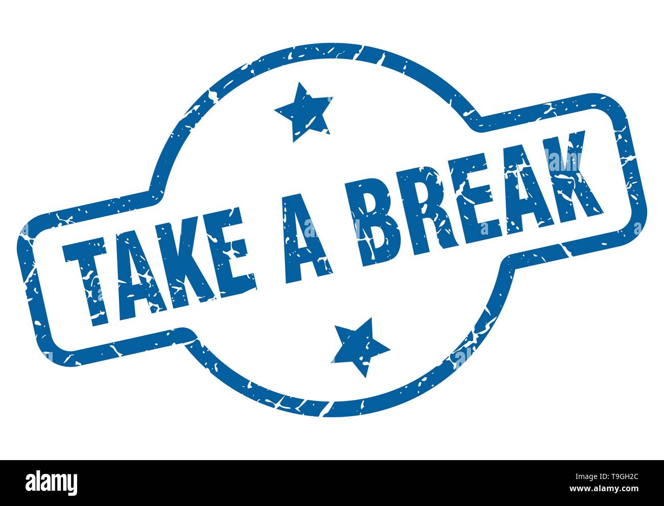 take a break vintage stamp. take a break sign Stock Vector Image & Art ...