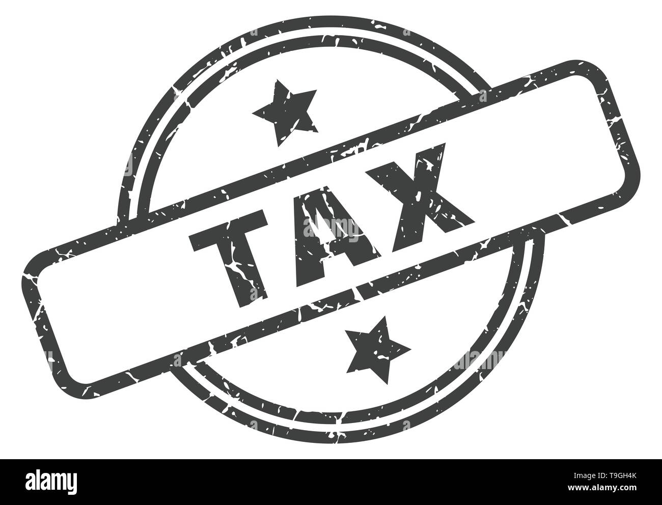 tax stamp isolated on white Stock Vector Image & Art - Alamy