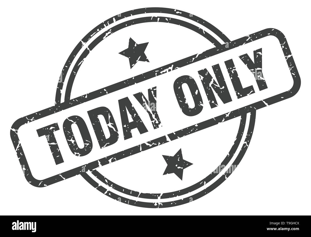 today only stamp isolated on white Stock Vector Image & Art - Alamy