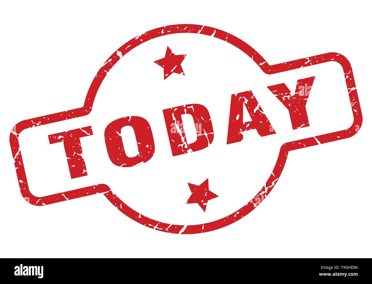 today stamp isolated on white Stock Vector Image & Art - Alamy