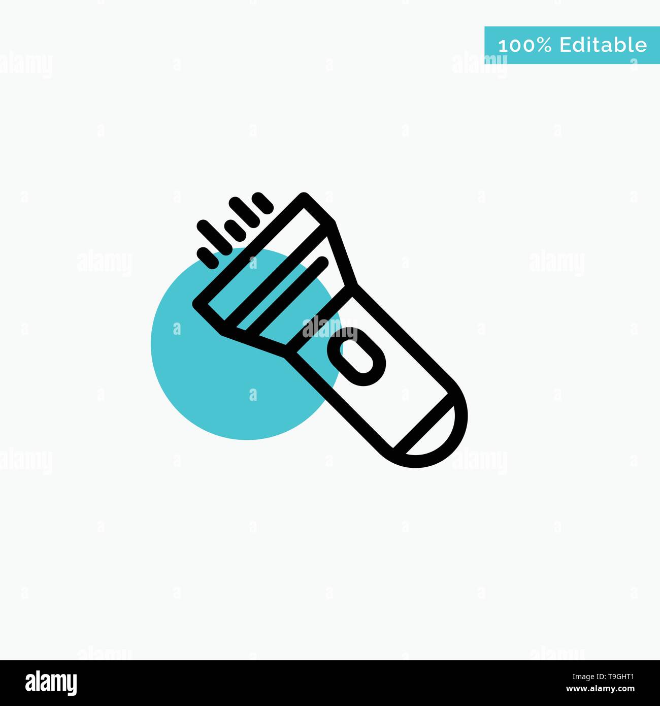 Circle flashlight Stock Vector Images - Alamy