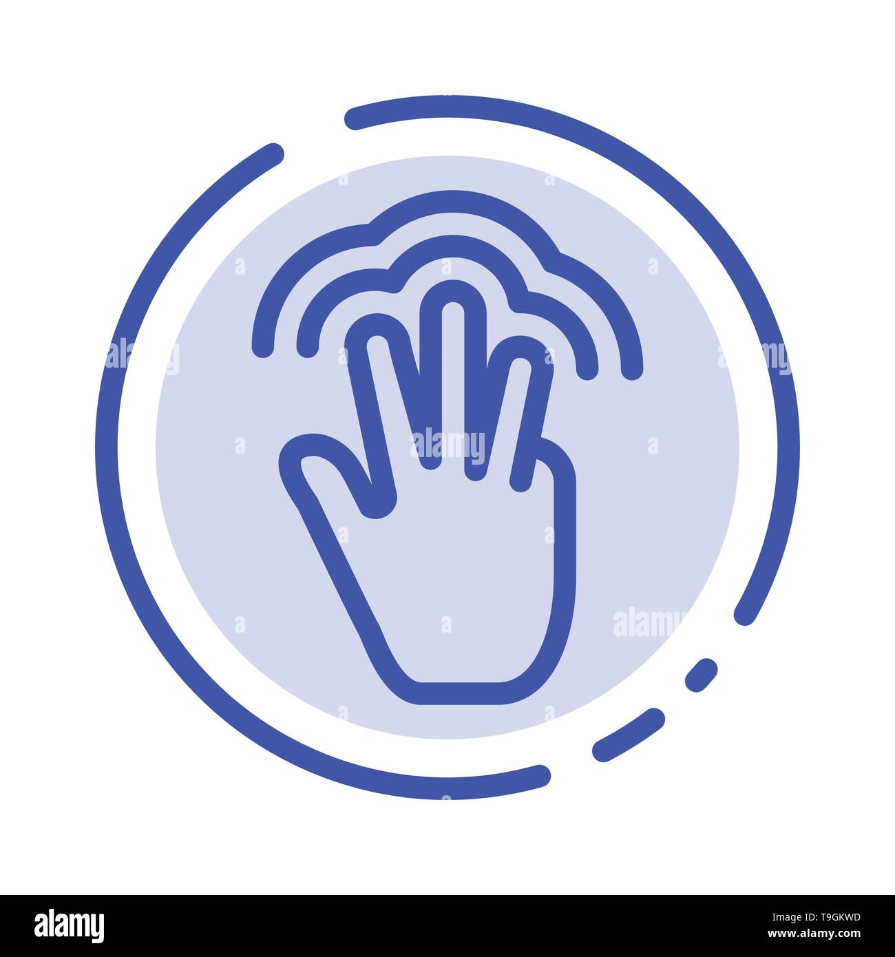Fingers tablet screen Stock Vector Images - Alamy