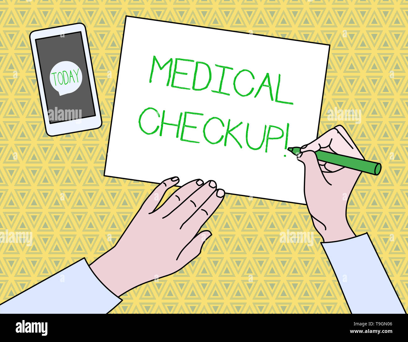 Text sign showing Medical Checkup. Business photo text thorough ...