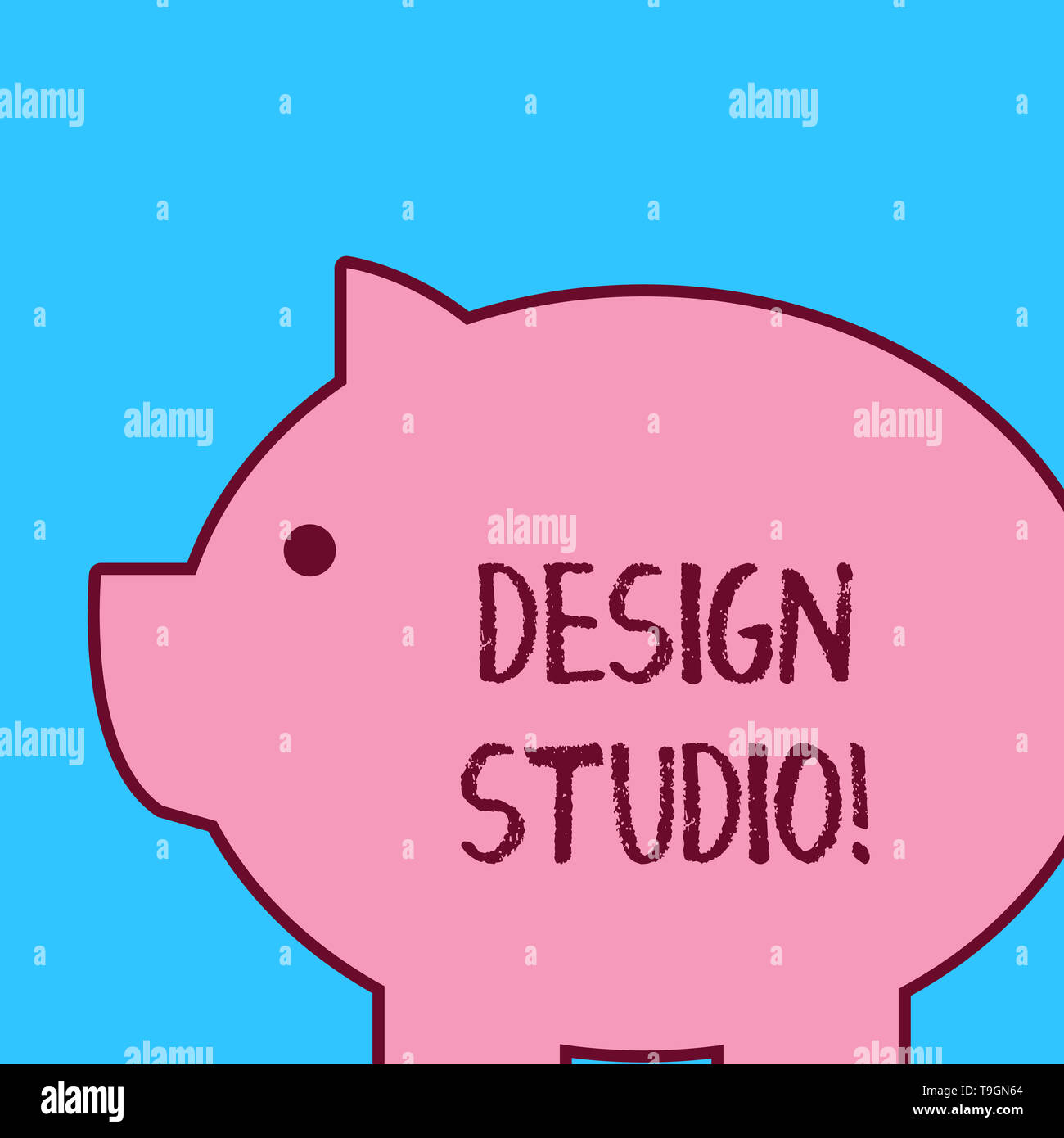 Handwriting text Design Studio. Conceptual photo workplace for ...