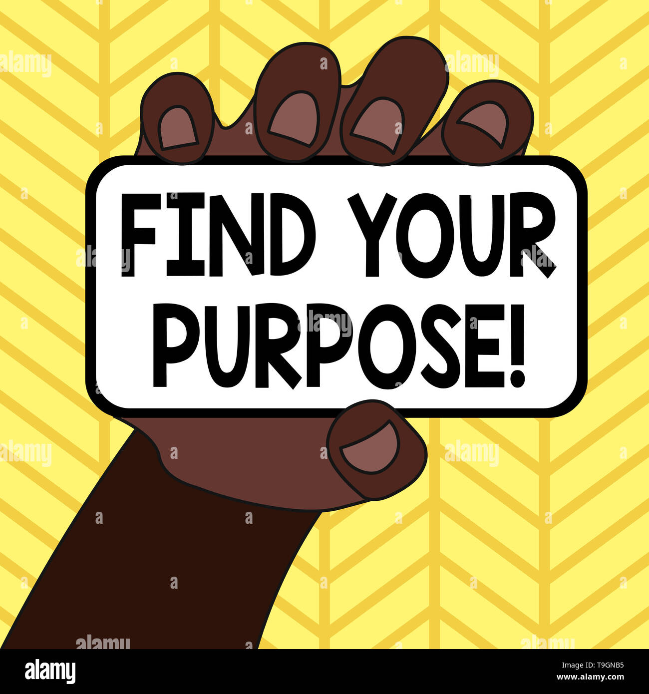 Handwriting text writing Find Your Purpose. Conceptual photo reason for ...