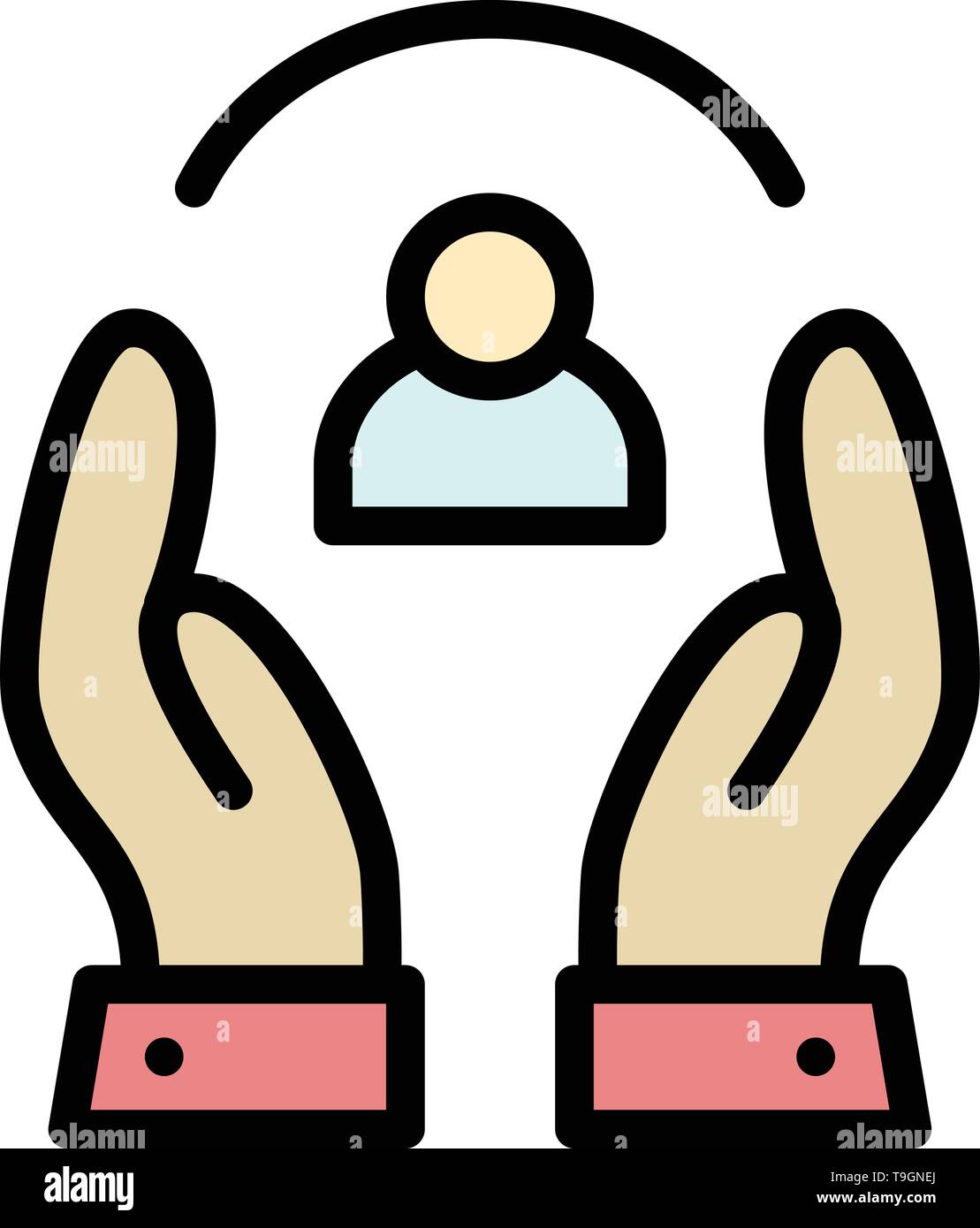 Caring icon Stock Vector Images - Alamy