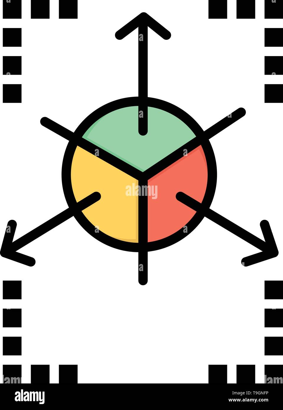 Dotted line grid plot Stock Vector Images - Alamy