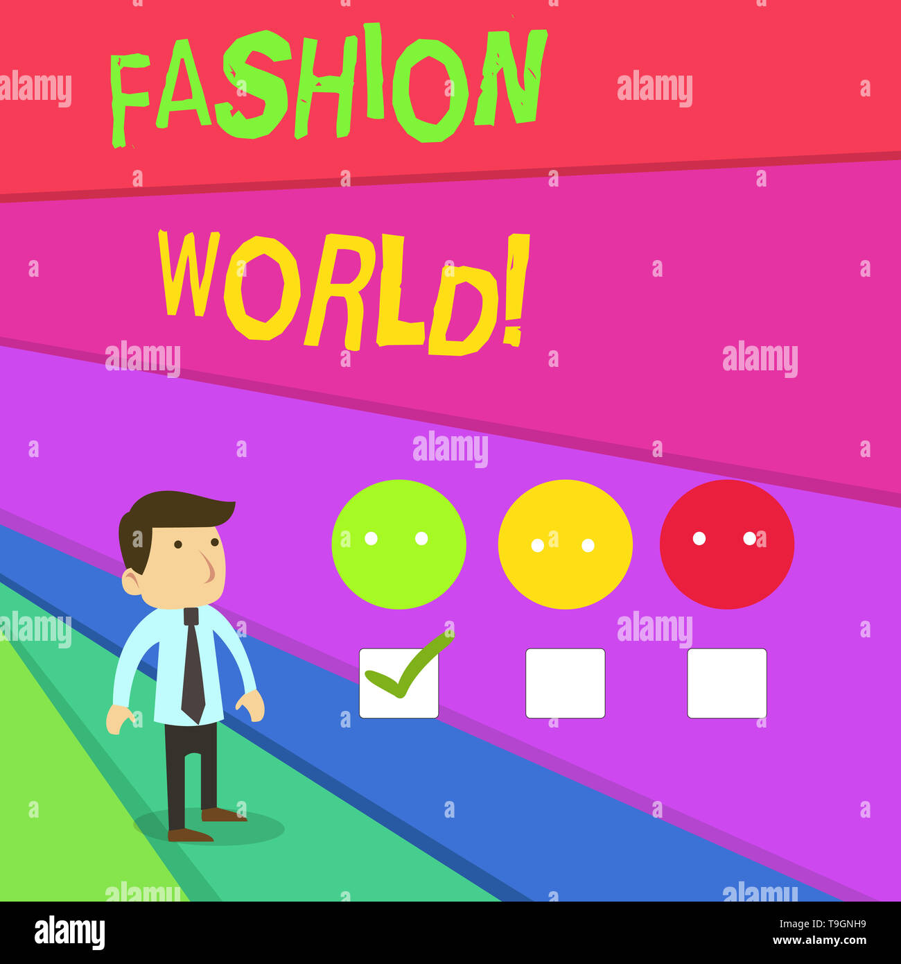 Handwriting text writing Fashion World. Conceptual photo world that ...