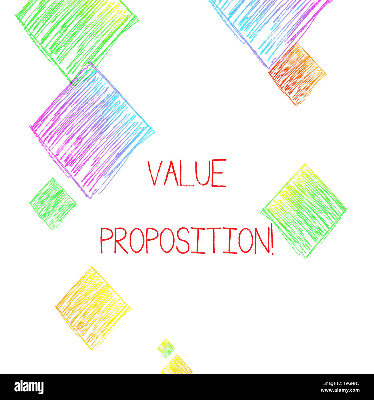 Writing note showing Value Proposition. Business concept for innovation ...