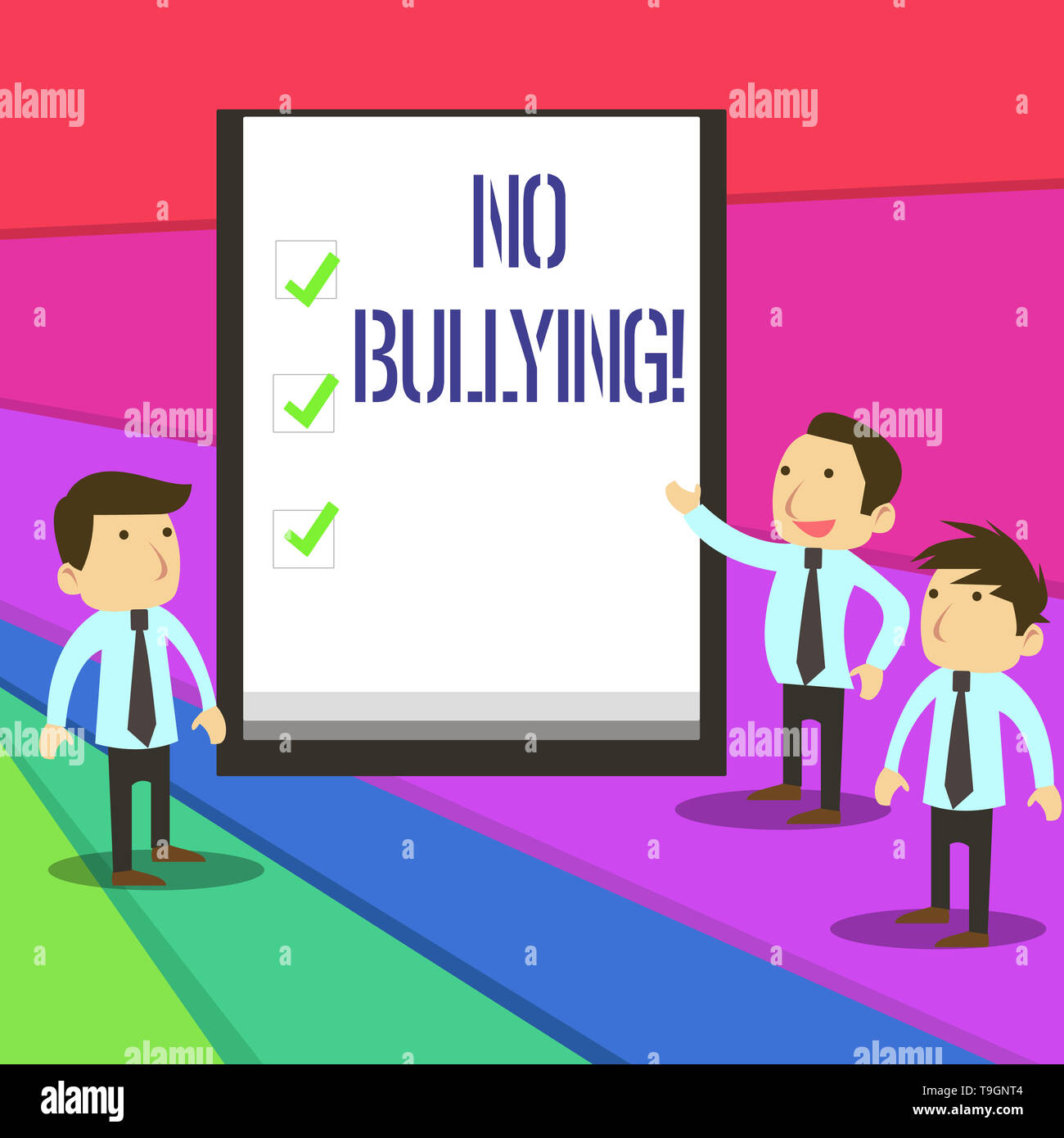 Word writing text No Bullying. Business photo showcasing stop ...
