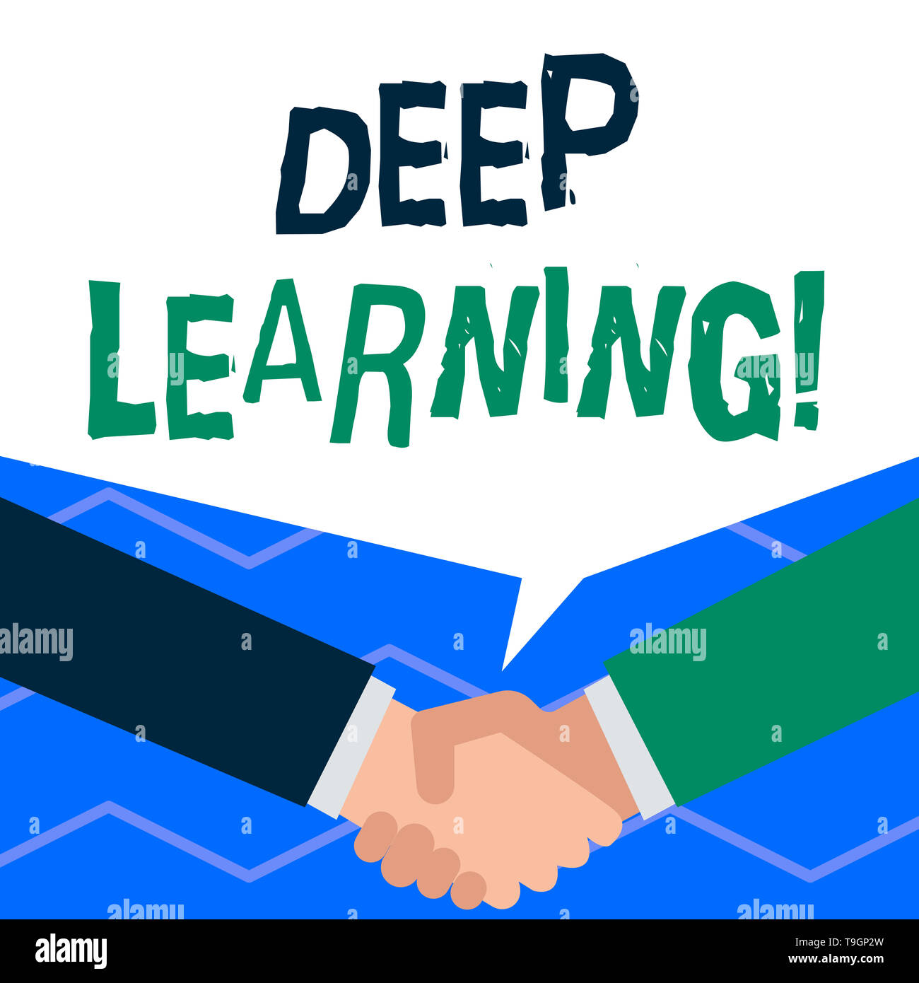 Handwriting text writing Deep Learning. Conceptual photo the collection ...