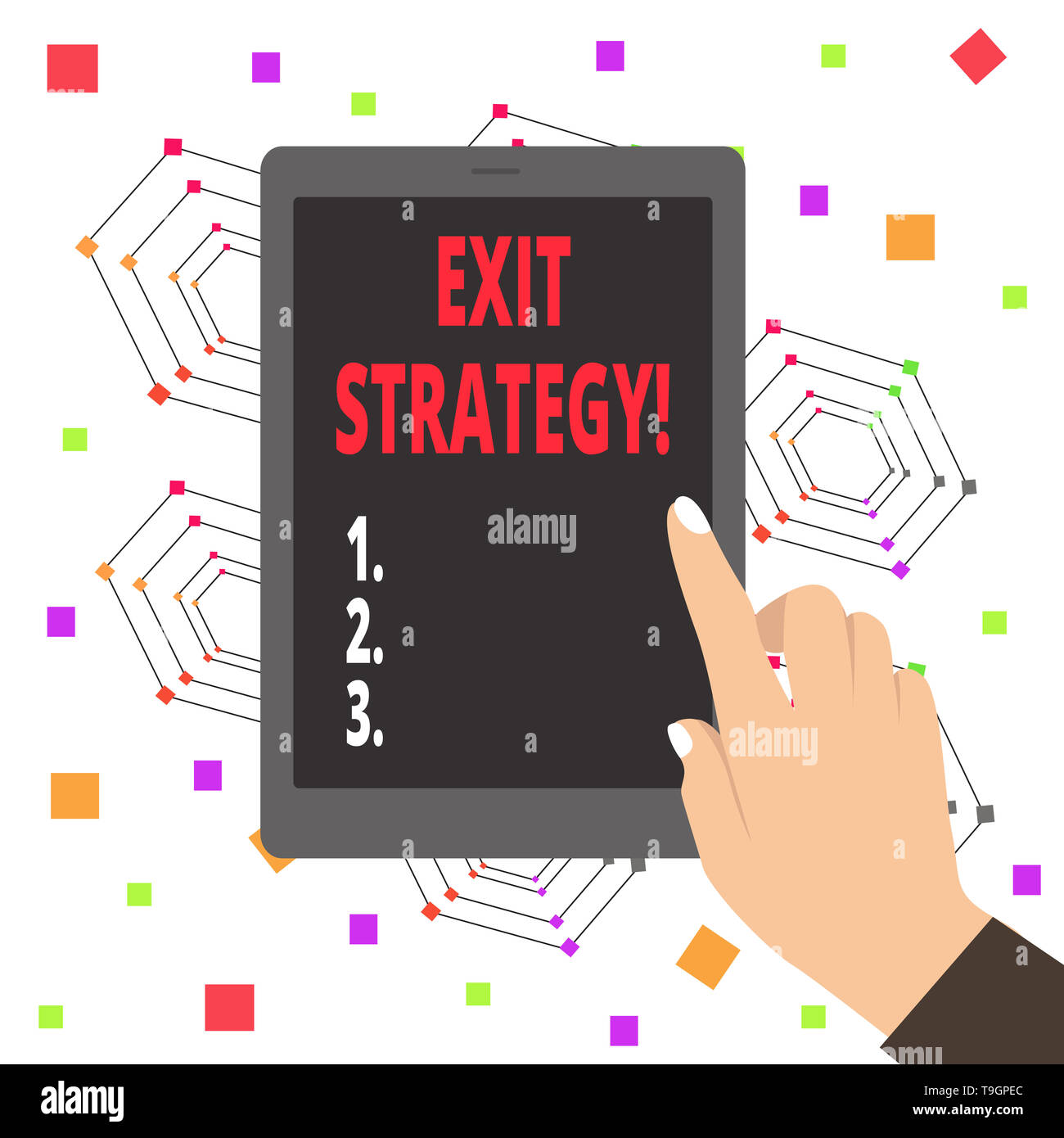 Word writing text Exit Strategy. Business photo showcasing Extricating ...